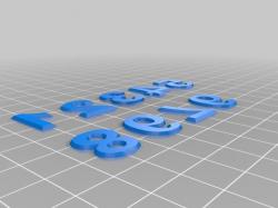 printable numbers 3D Models | Page 1 | STLFinder
