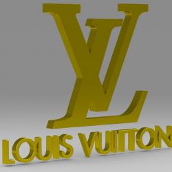 louis vuitton 3d logo | Page 1 | STLFinder