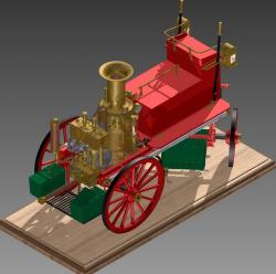 shand mason 1890 horse drawn steam fire engine 3D Models | Page 1 ...