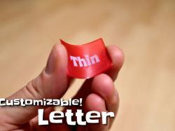 customizable lettering 3D Models | Page 1 | STLFinder