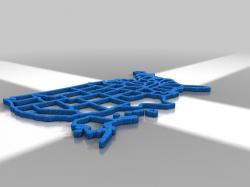 blind map usa 3D Models | Page 1 | STLFinder