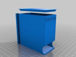 sauce packet organizerholderdispenser ketchup packets hot sauces sugar ...