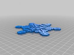 open snowflake svg 3D Models | Page 1 | STLFinder