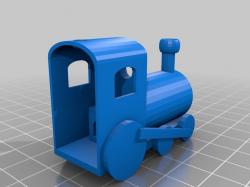 Train key ring 3d models 【 STLFinder