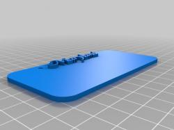 custom bicycle license plates 3D Models | Page 1 | STLFinder