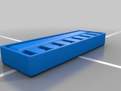 thumb drive orgainizer with cap tray 3D Models | Page 1 | STLFinder