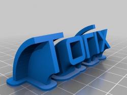 torix Sweeping name plate 3D Models | Page 1 | STLFinder
