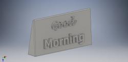 good morning cute gif 3d models 【 STLFinder