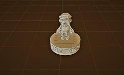 mario statue 3ds holder 【 STLFinder
