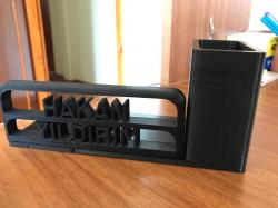 desk name plate with pen holder 3D Models | Page 1 | STLFinder