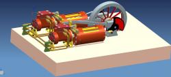 dual horizontal steam engine for factory layout 3D Models | Page 1 ...