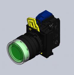 IDEC 22mm 1NO Alternate type button 3D Models | Page 1 | STLFinder