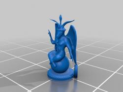 baphomet statue stl 3d models 【 STLFinder