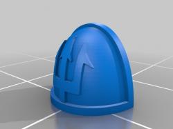 20 28mm shoulder pad custom trident 3D Models | Page 1 | STLFinder