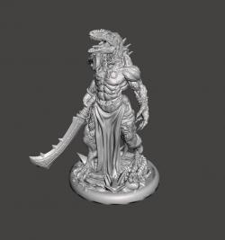 lizardfolk barbarian 3D Models | Page 1 | STLFinder