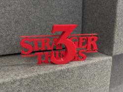 stranger things 3 logo 3D Models | Page 1 | STLFinder