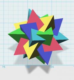 Tetrahedron 5 Compound round struts 3D Models | Page 1 | STLFinder
