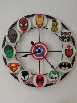 superhero clock 3D Models | Page 1 | STLFinder