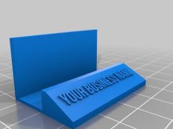 customizable business card 3d models 【 STLFinder