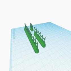 rail fence with stone wall 3D Models | Page 1 | STLFinder