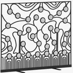 airplane riveted panel black and white line drawing 3D Models | Page 1 ...