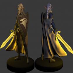 elf paladin miniature 3D Models | Page 1 | STLFinder