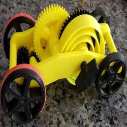 vintage 1932 marx girard pierce arrow pressed steel wind up toy car 3D ...