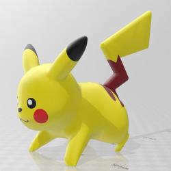pikachu color page 3D Models | Page 1 | STLFinder