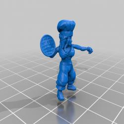 halfling chef 3d models 【 STLFinder