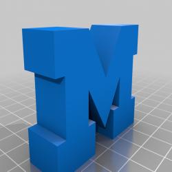 university of michigan block m stencil 3D Models | Page 1 | STLFinder