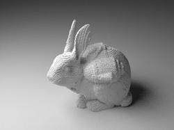 8bit pixel pixelized JetPack Bunny with Dissolvable material 3d models ...