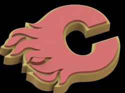 calgary flames logo png 3d models 【 STLFinder