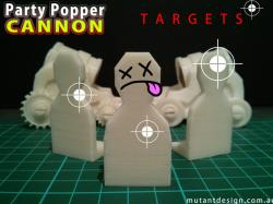 party poppers target 3D Models | Page 1 | STLFinder