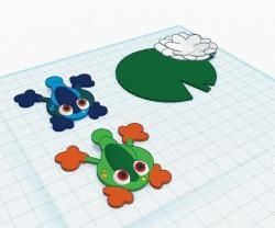 Frog Flipper Lily Pad Game work in progress 3D Models | Page 1 | STLFinder