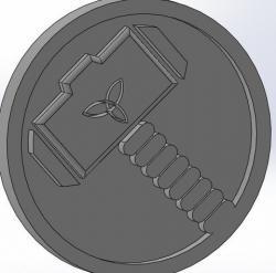 marvel thor logo 3d models 【 STLFinder