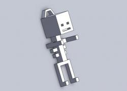 minecraft key rings 3d models 【 STLFinder