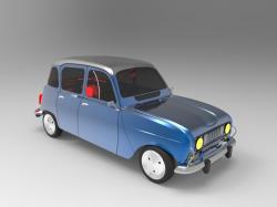 new renault 4l 3d models 【 STLFinder