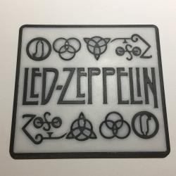 led zeppelin logo 3d models 【 STLFinder
