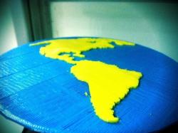bioplastic sculpture south america festival public art corn pla 3D ...
