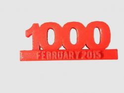 1000 subscribers 3D Models | Page 1 | STLFinder