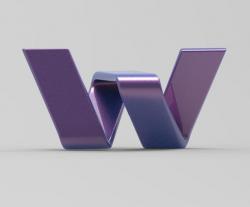 letter w 3d models 【 STLFinder