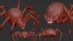 demon spider 3d models 【 STLFinder