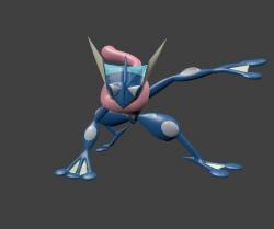 greninja evolve 3D Models | Page 1 | STLFinder