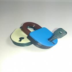 mini padlock 3d models 【 STLFinder