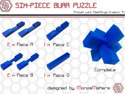six piece puzzle template 3D Models | Page 1 | STLFinder