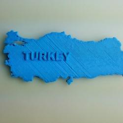 map of modern turkey 3d models 【 STLFinder
