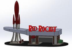 red rocket gas station 3D Models | Page 1 | STLFinder