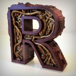 3 d letter r 3D Models | Page 1 | STLFinder