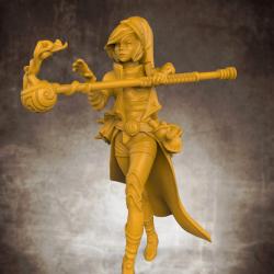 female wizard miniature 3D Models | Page 1 | STLFinder