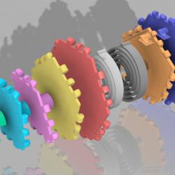 wind up clock mechanism 3D Models | Page 1 | STLFinder